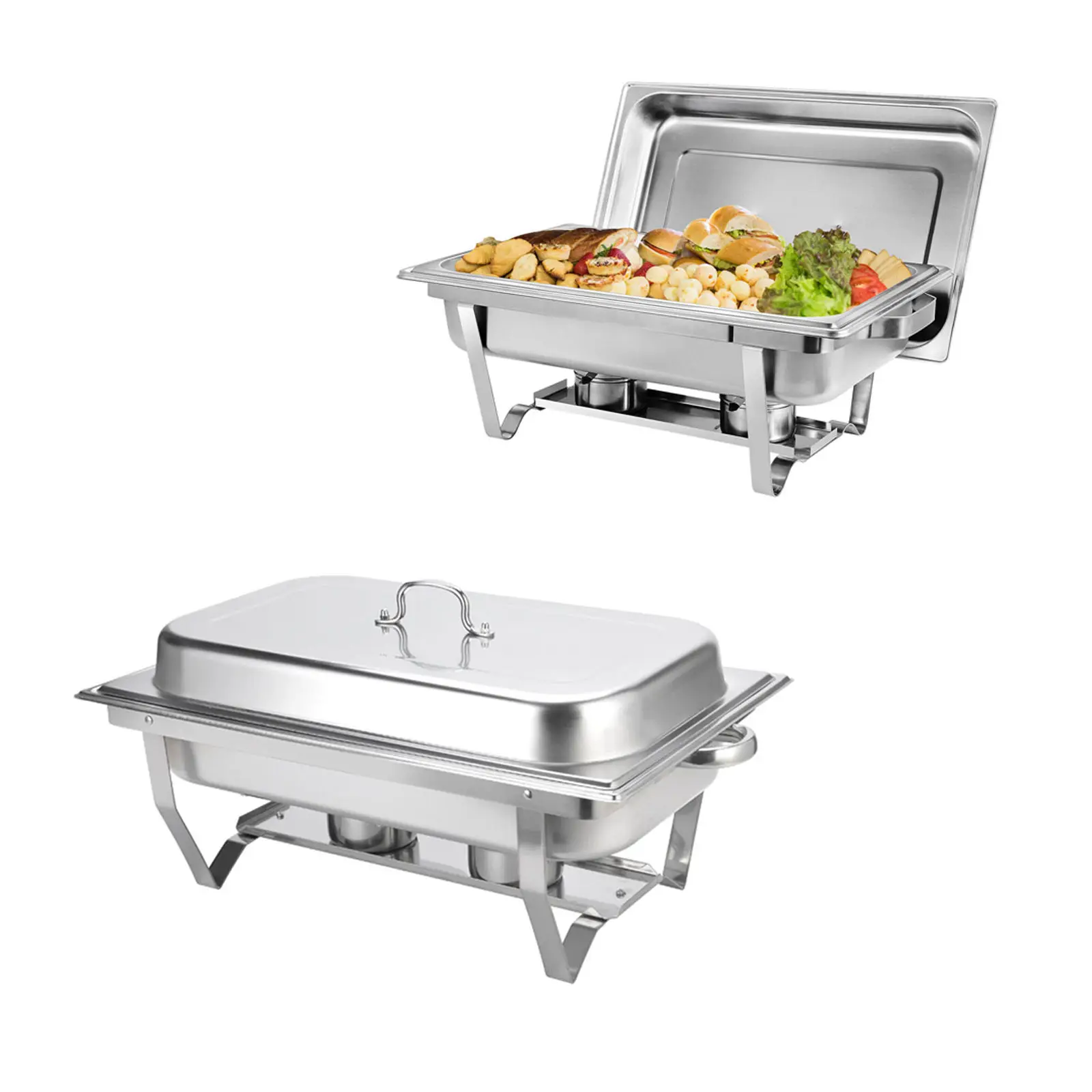 Stainless Steel Chafing Dish Buffet Setchafer Dish Food Warmer Complete ...