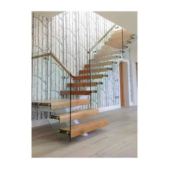 Cable Railing Post Stair Beam Floating Wood Trade Stair Mono Stringer ...