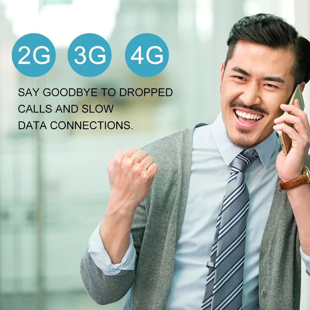 2G 3G 4G 5G GSM Tri Band Signal Repeater - Boost Mobile Signal