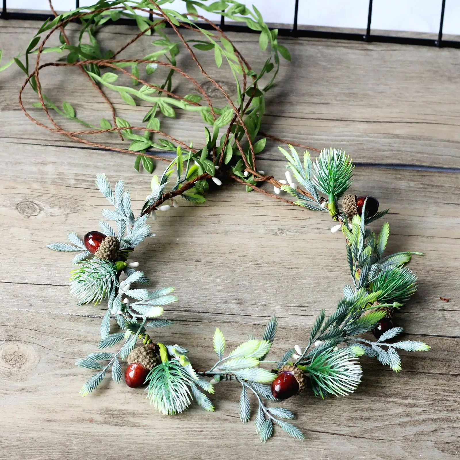 Hera Spring Flower Crown Vacation Floral Hair Vines Girls Head Wreath ...