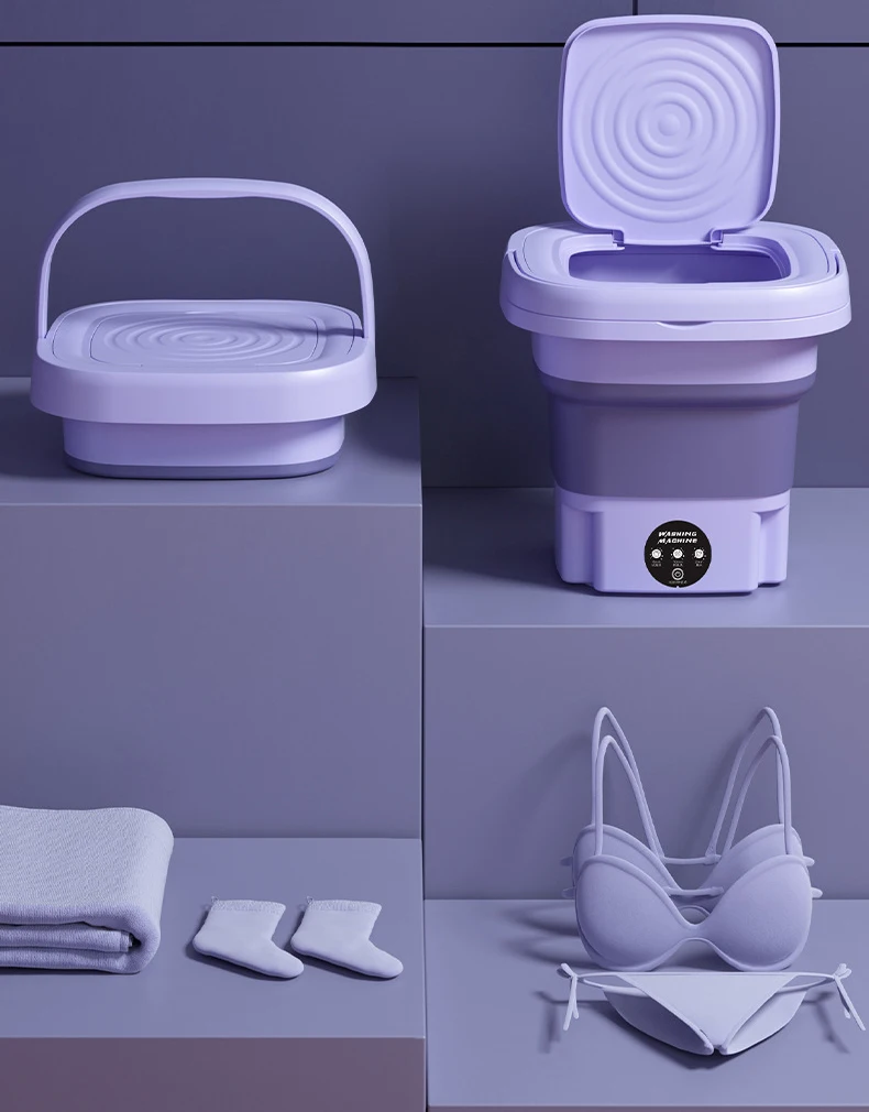 Portable Mini Washing Machine Folding Mini Washing Machine Lightweight ...