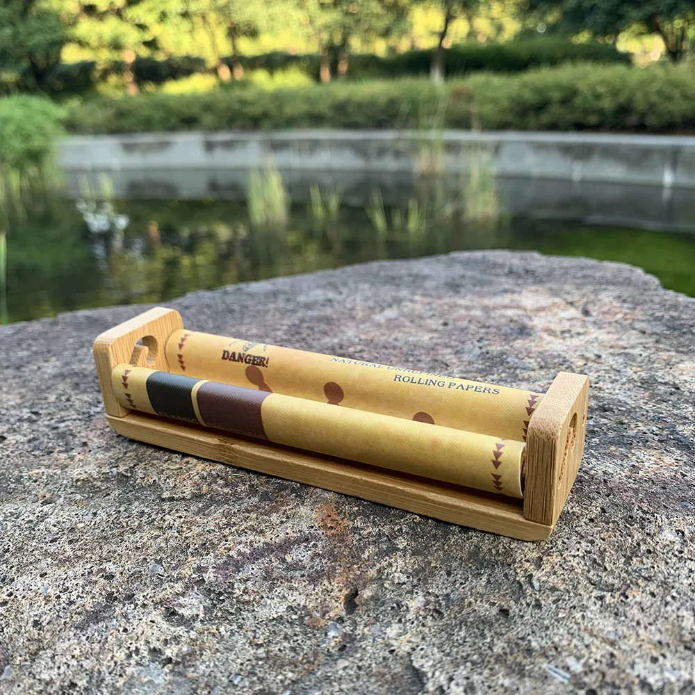 Hornet Bamboo Wood Cigarette Rolling Machine For 110 Mm King Size Paper ...
