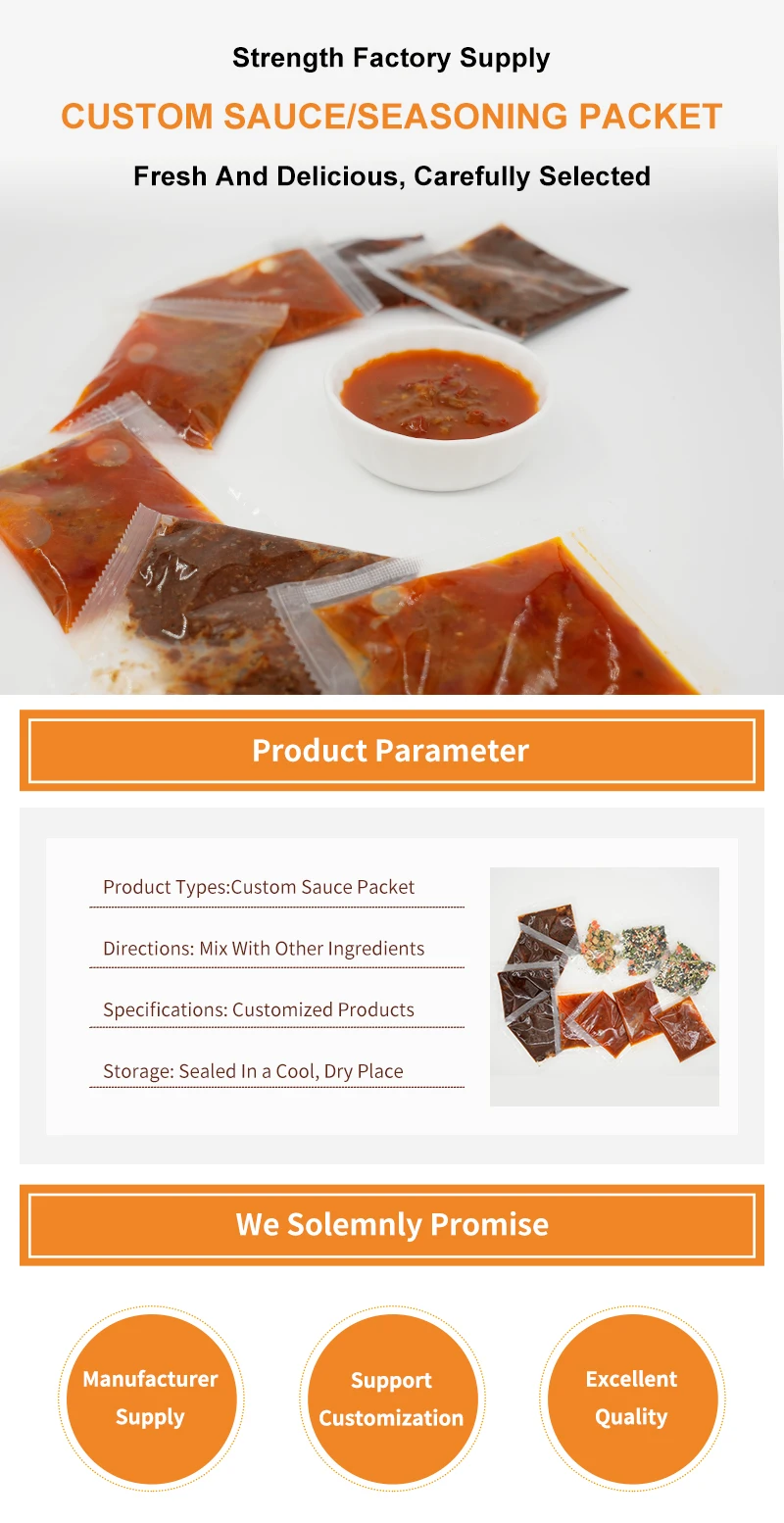 Thai Sweet Chili Sauce Packet Customized Soy Sauce Packets Buldak Sauce ...