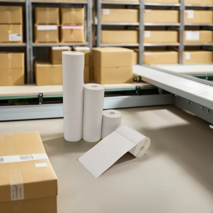 Direct Thermal Paper Shipping Label 100mm*60mm Thermal Mailing Address ...