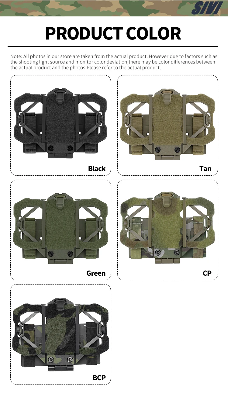 SIVI Hunting MOLLE Folding Navigation Board Mount - Smart Tactical Vest ...