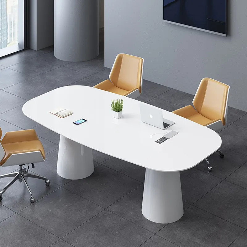 Small Office Furniture Conference Table and Chair Set for Meetings for ...