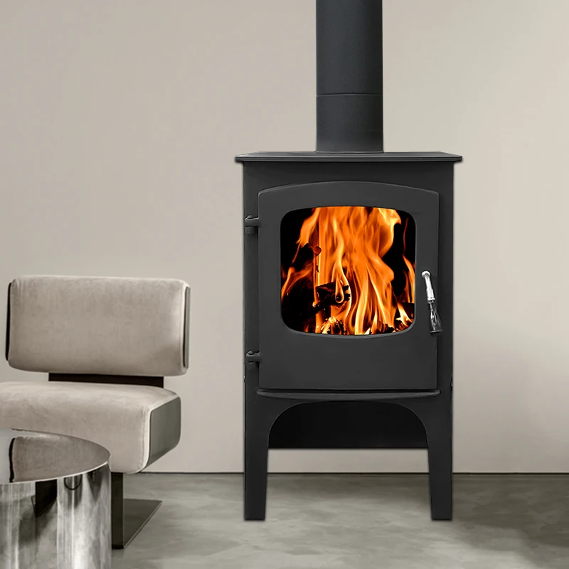 Wood Burning Cold Rolled Steel Stove Freestanding Indoor Wood Burning ...