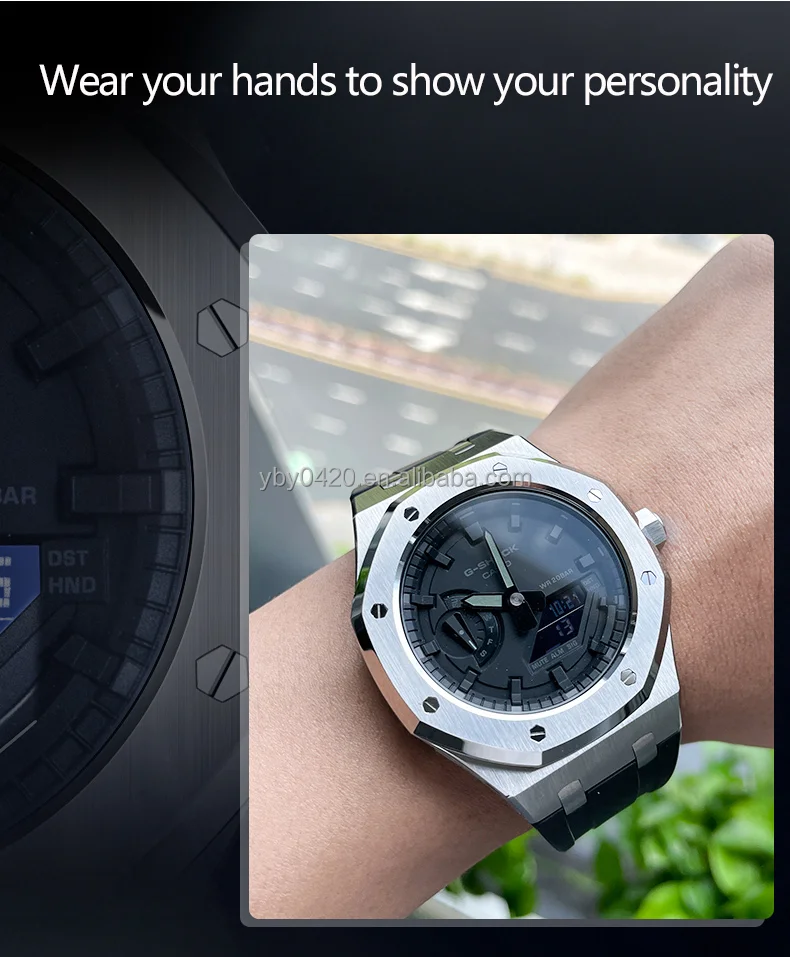 Gshock Ga2100 Metal Bezel Replacement Ap Band Stainless Steel Mod ...