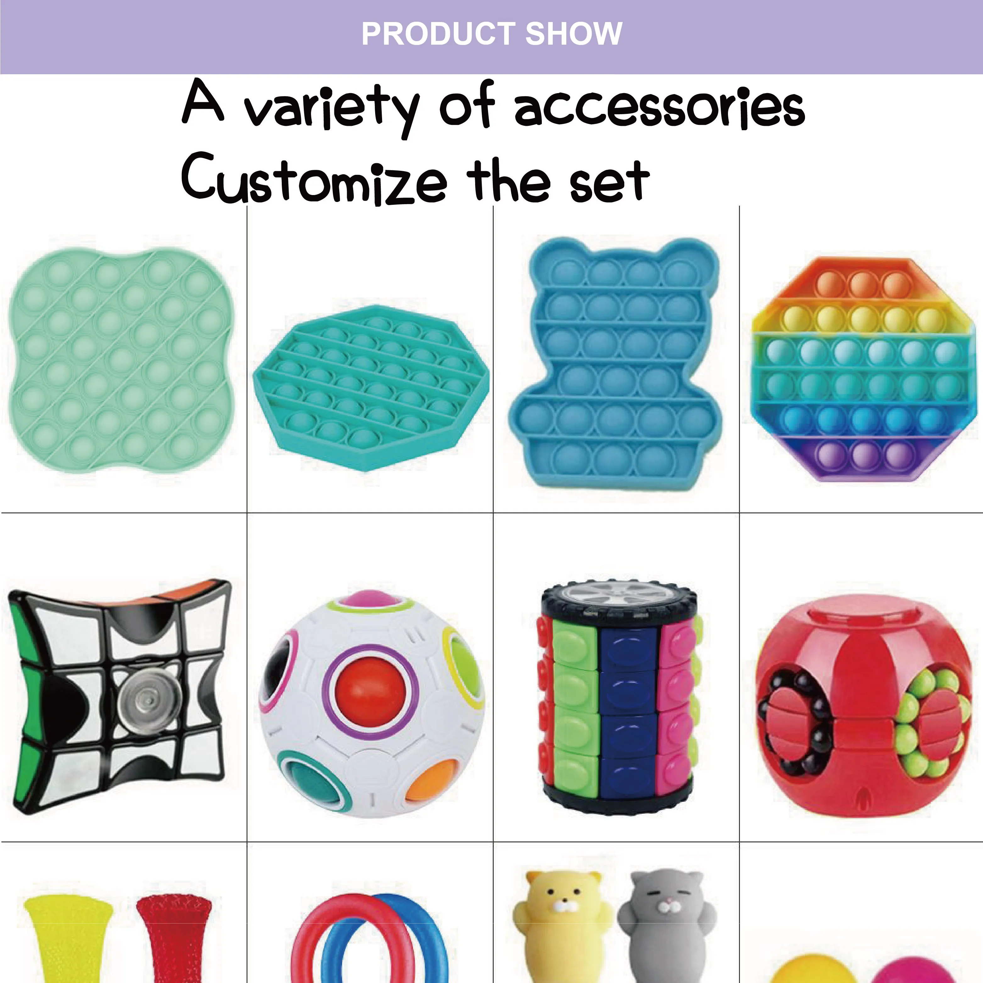 Scientoy Fidget Toy Set for ADD OCD Autistic Children Adults