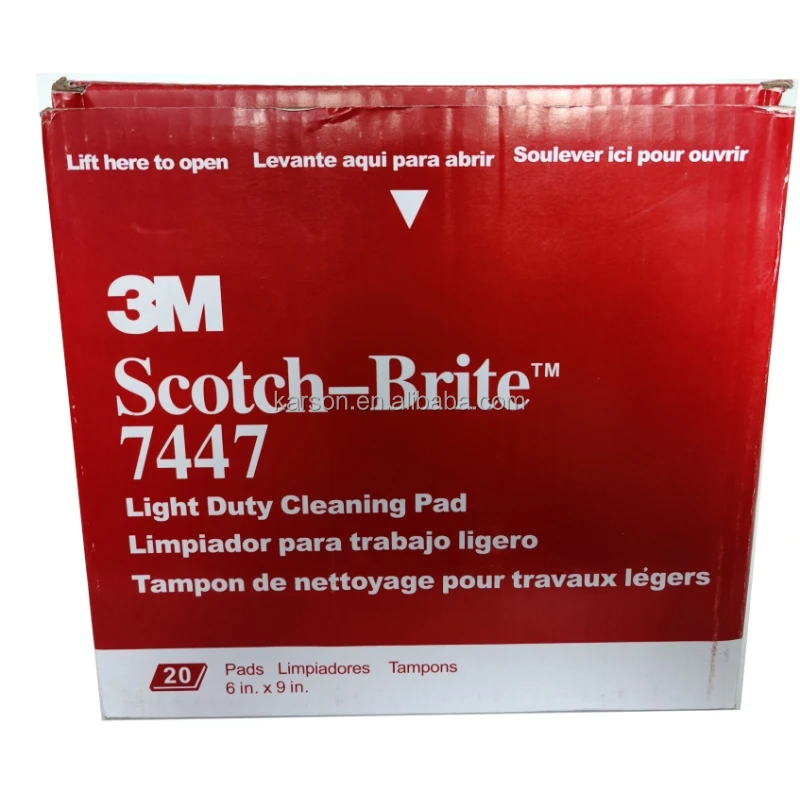 3M Scotch-Brite Hand Pad 7447,6 in X 9 in| Alibaba.com