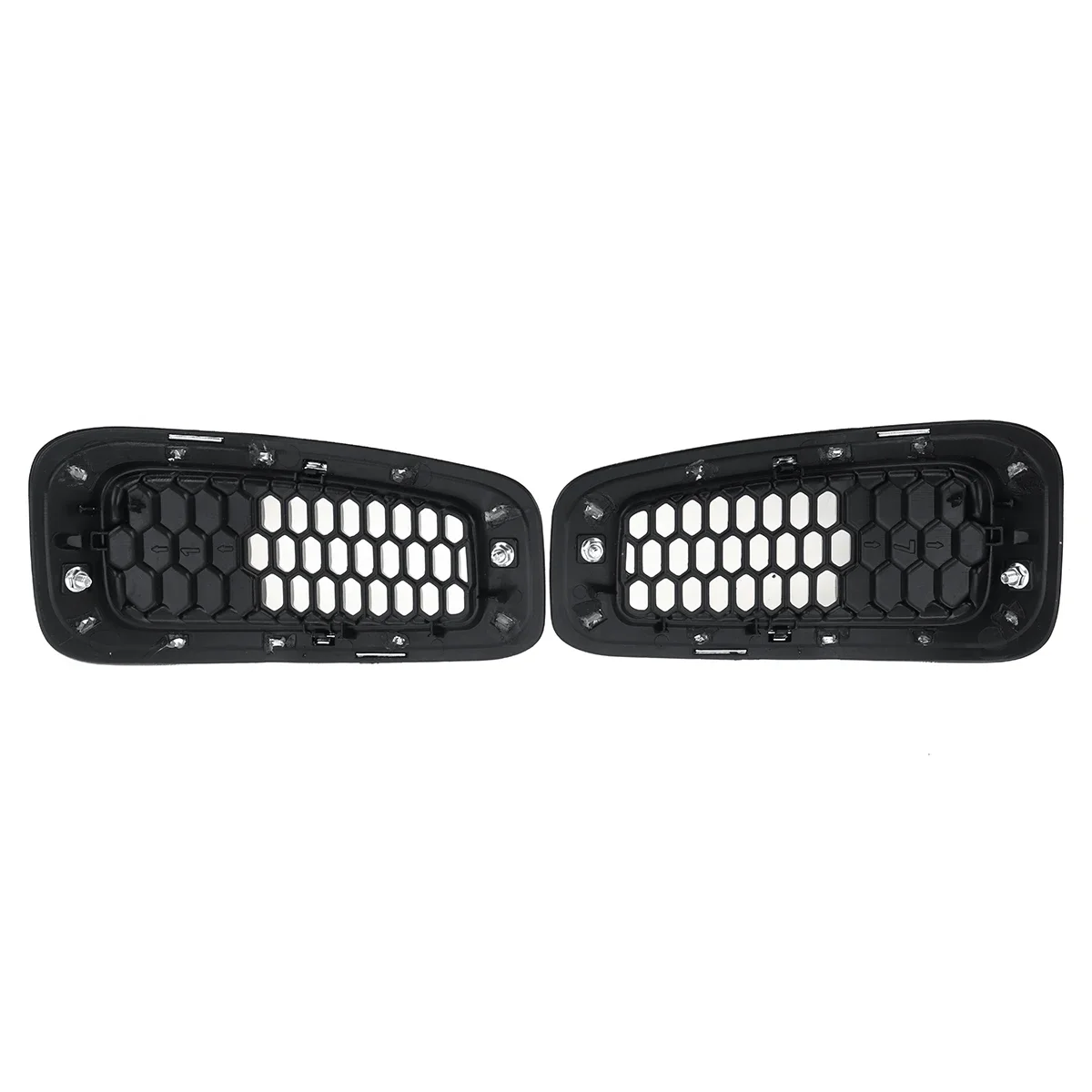 Front Bumper Grille Chromium Radiator Replaced Racing Inlet Grill Fit ...