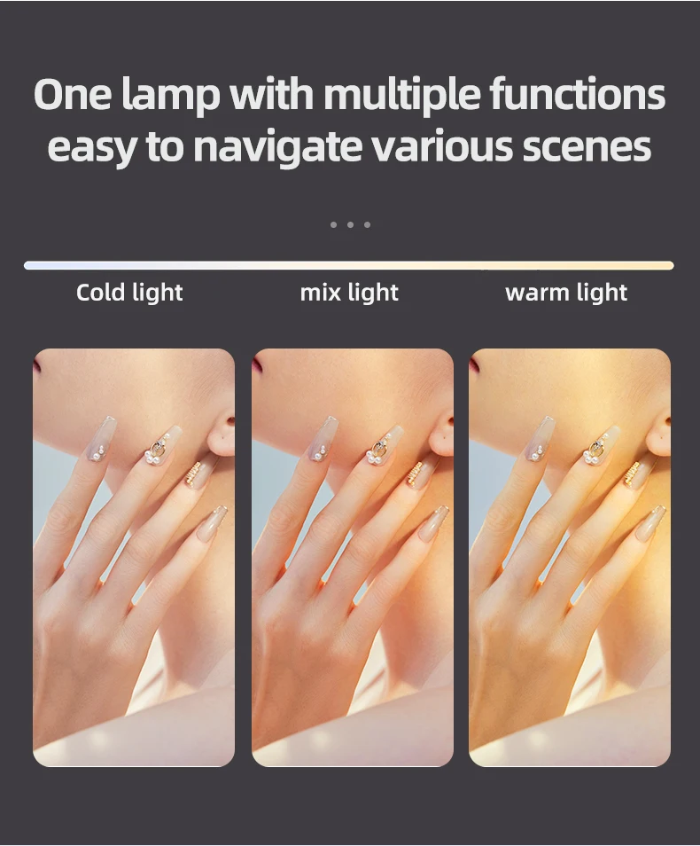 Hot Sale Led Light Nail Lamp Manicure Table 25w 30w Nail Table Light ...