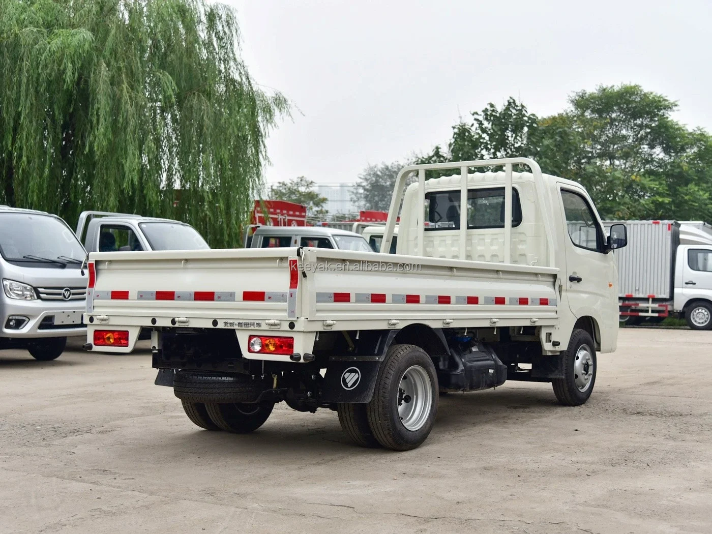 KEEYAK 2024 Foton TM3 LHD RHD 1.5ton Mini Cargo Fence Truck Gasoline ...