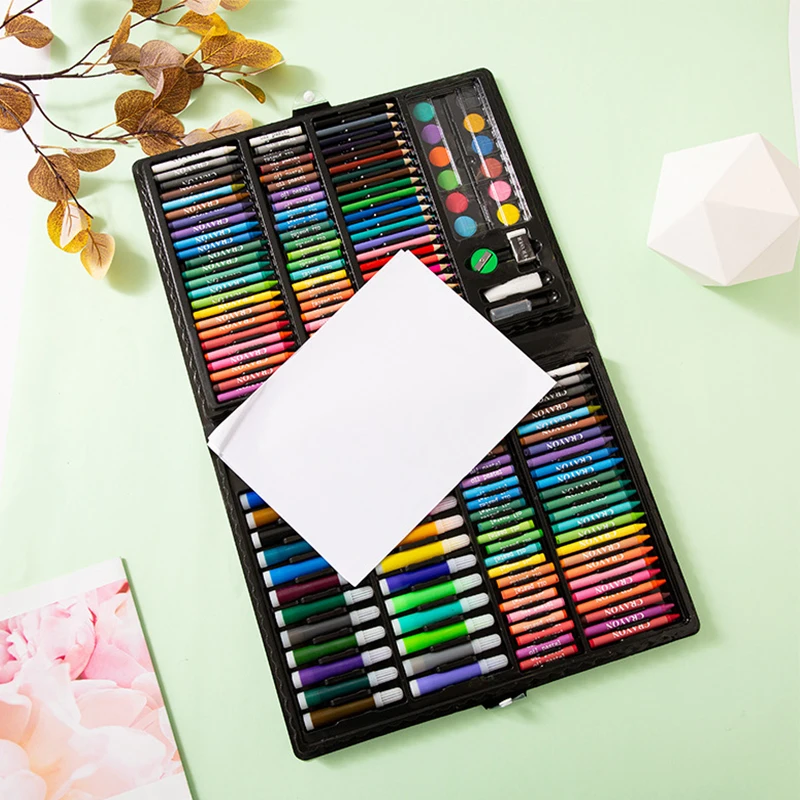 168pcs Drawing Art Set For Kids,Color Pencil Set With Box Drawing ...