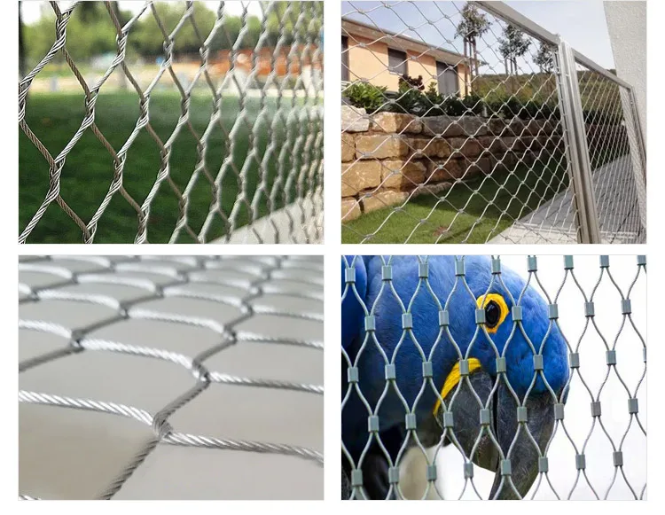 Flexible Stainless Steel Wire Rope Bird Netting Fence