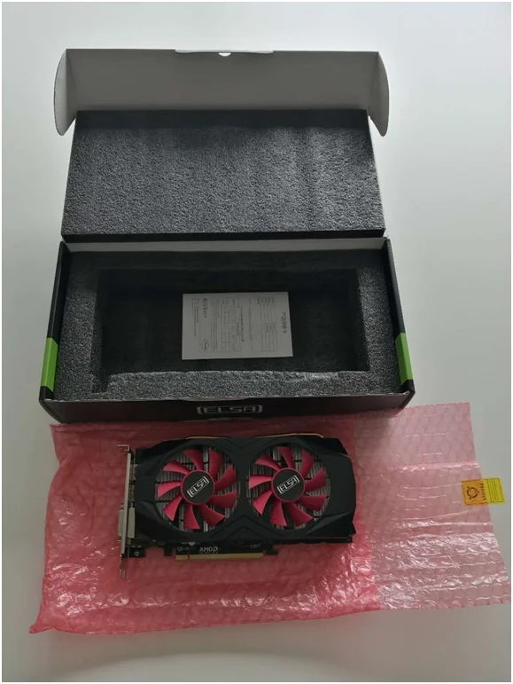 Elsa Amd Ddr5 Rx420 430 Rx460 Rx470 Rx550 Rx560 Rx570 Rx580 Vga Card ...