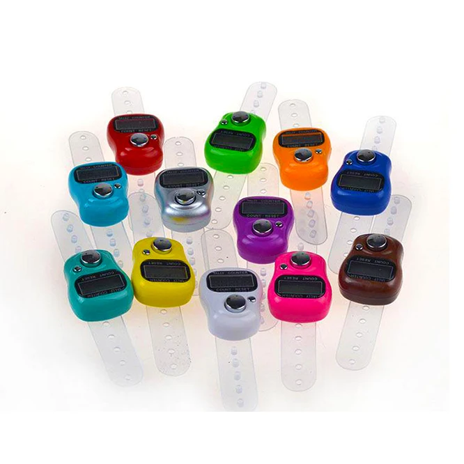 Wholesale Plastic LCD Finger Counter Tasbih Digital Electronic Tally ...
