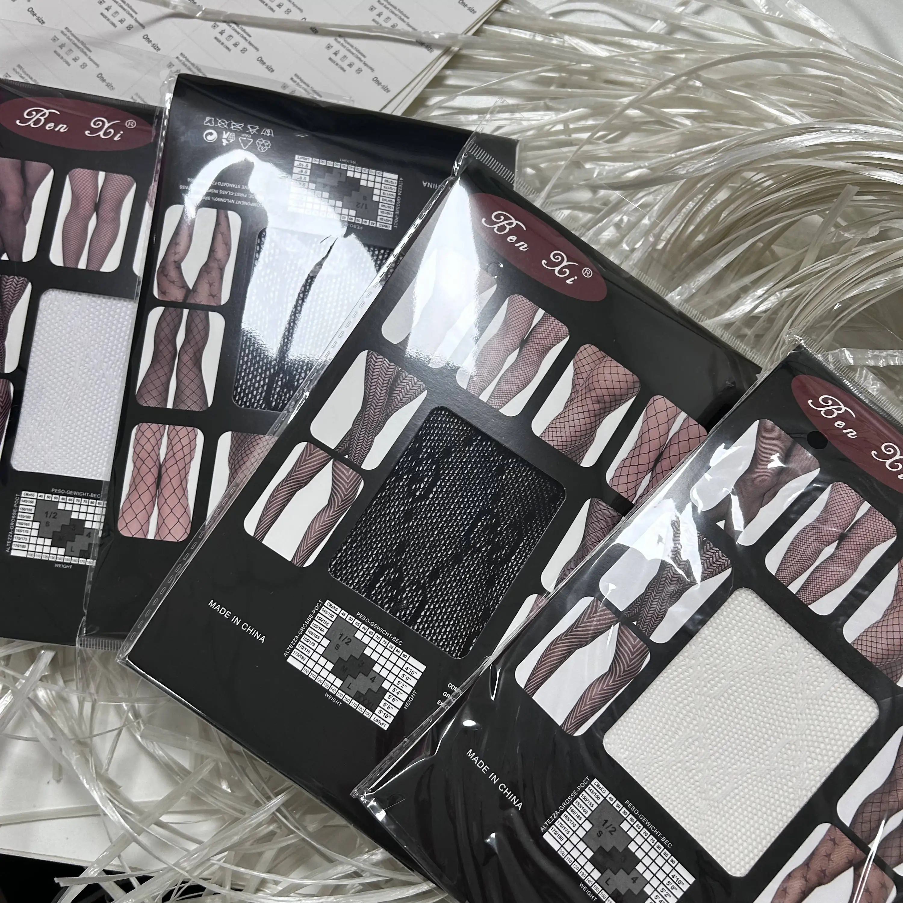 Newly Fishnet Sheer Lace Open Crotch Thigh-high Stockings Suspender ...