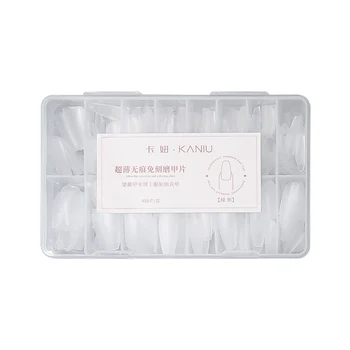 Mybeautynails 7 Sizes 1mm Cuticles Pre Etched Buffed Filed Oval Almond ...