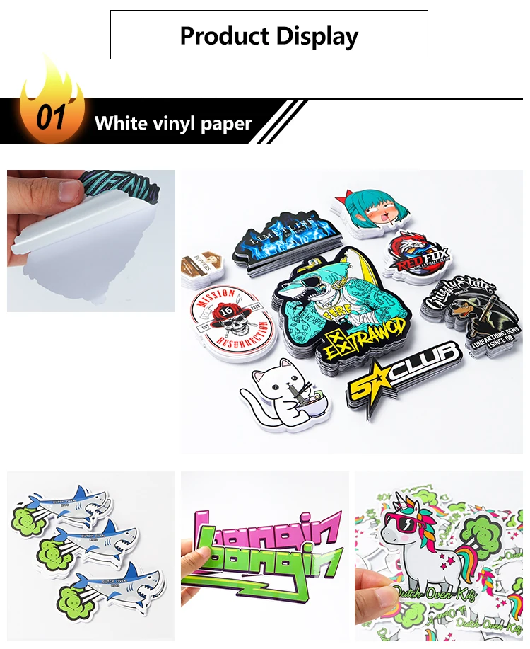Company Design Labels Cartoon Waterproof Sticker Logo Adhesive Label ...
