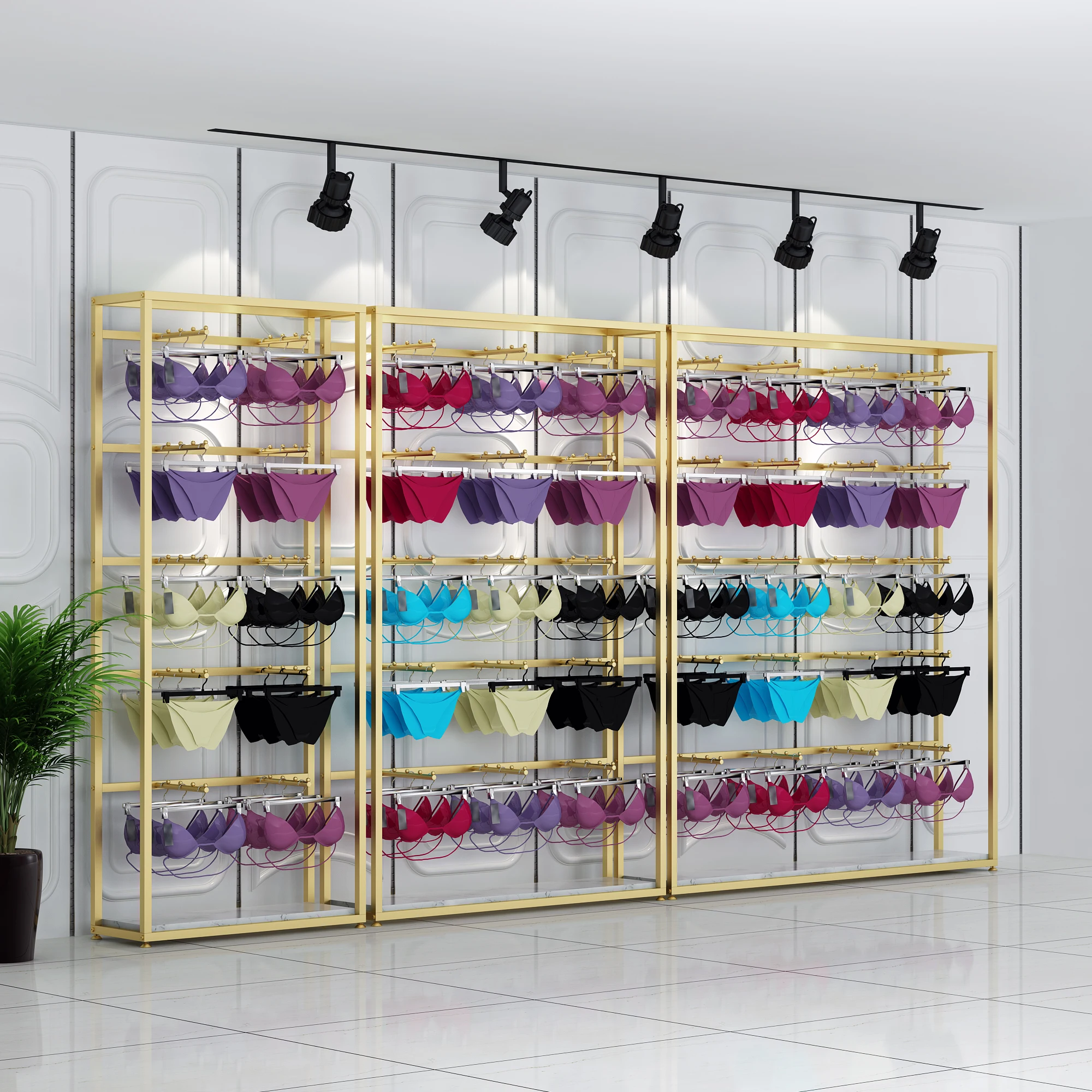 Hot Selling Modern Lingerie Display Rack Lingerie Stand Bra Store ...