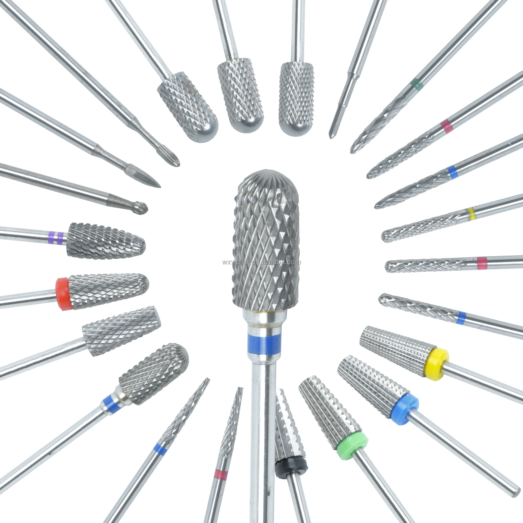 Dental Tools HP Tungsten Steel Bur Polishing Brush Buff Wheels Felt ...