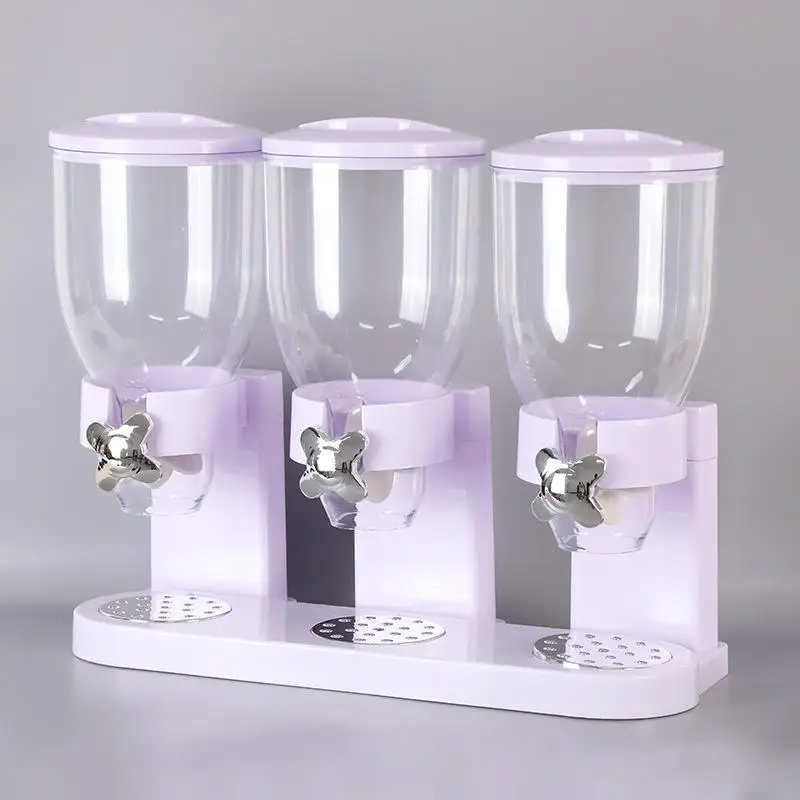 IFAN Double Head Upright Plastic Cereal Maker Creative Oat Dispenser ...