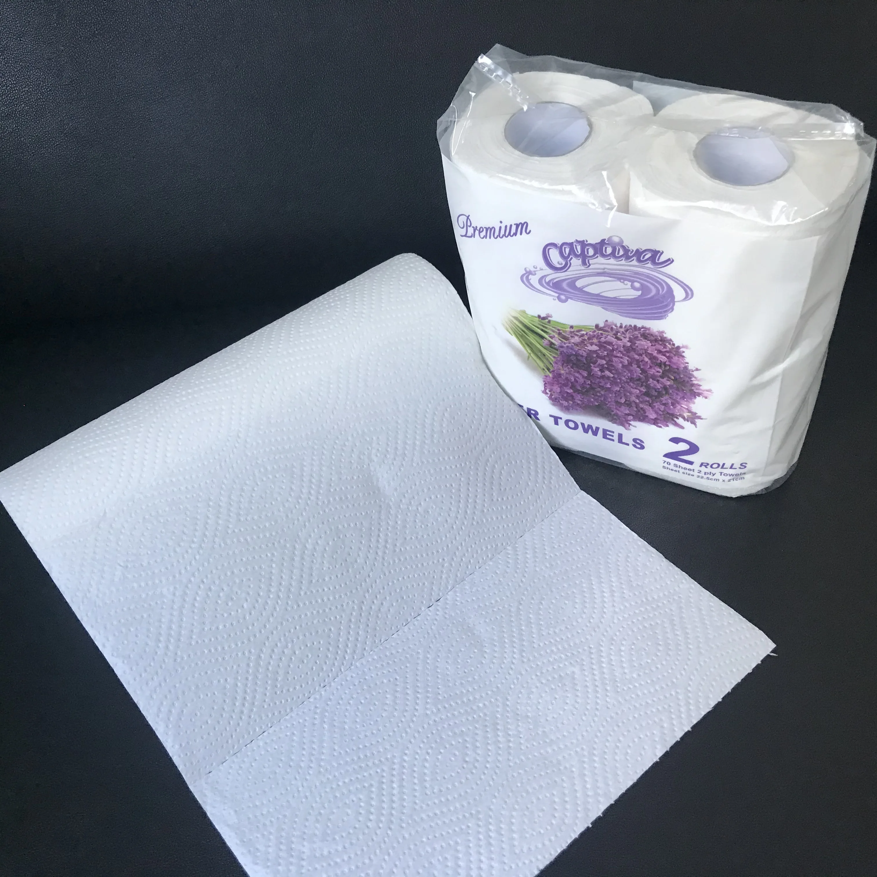 Factory Direct Sale Kitchen Paper Towel 1/2 Ply Bamboo Pulp Bleached ...