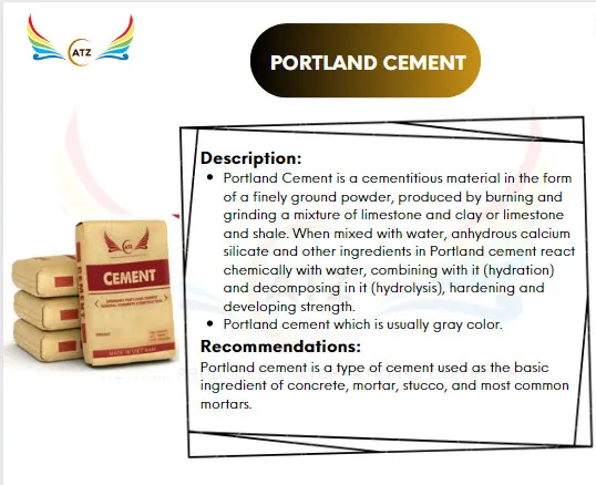 ATZ PORTLAND CEMENT " Ordinary Portland Cement " High Quality and ...