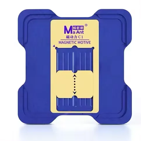 MaAnt Magnetic Powered Tin Planter Platform For iphone A8-A16 CPU BGA Reballing Stencil Kit CPU ...