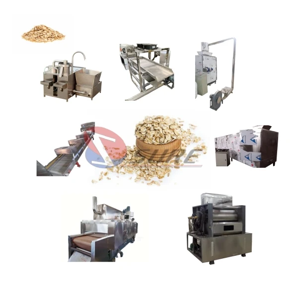 Low Maintenance Flakes Oat Flakes Production Line For Oatmeal Flakes ...