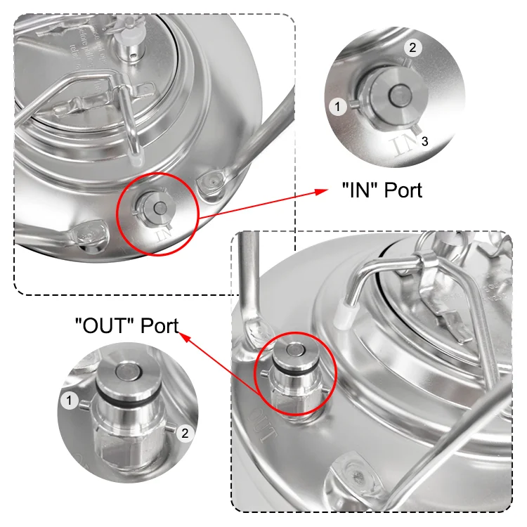 Keg for Nitro Cold Brew Coffee Dispenser - 6 Months Warranty