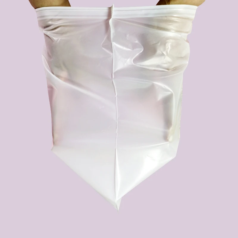 Clothing Storage PLA Frosted Zipper Bags - Biodegradable Eco-Friendly ...