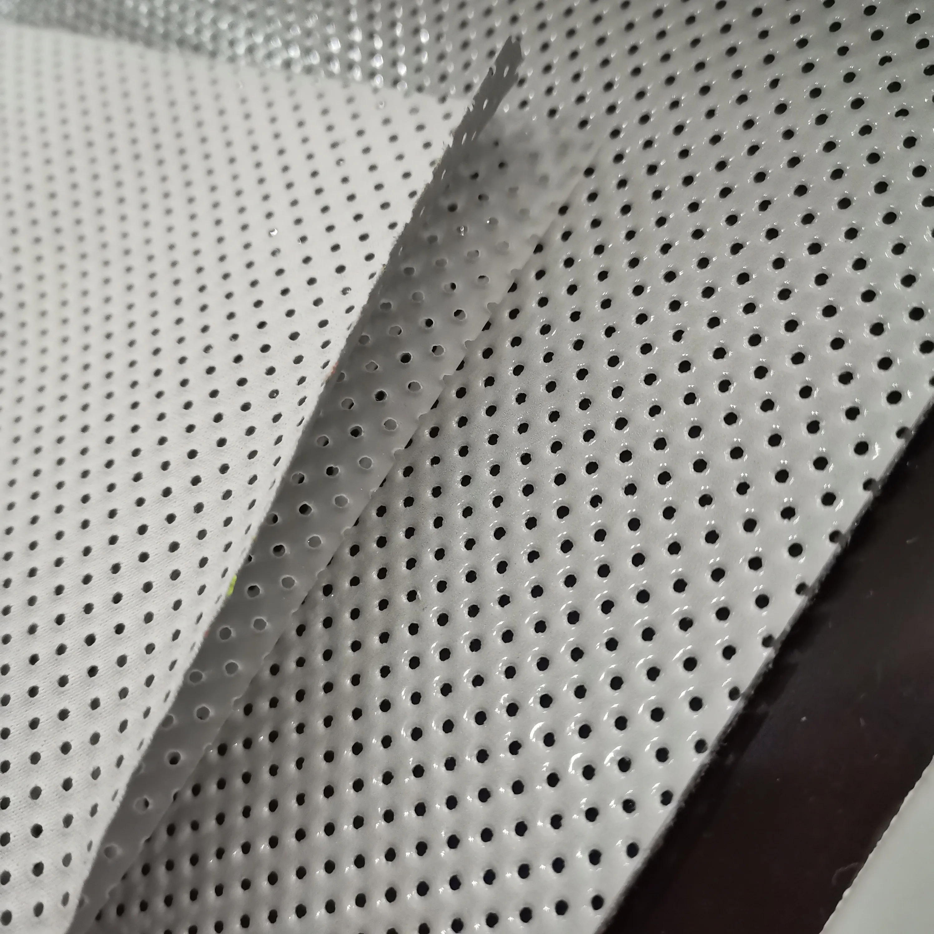 Perforated Spandex Sun Reflective Fabric - Durable & Versatile