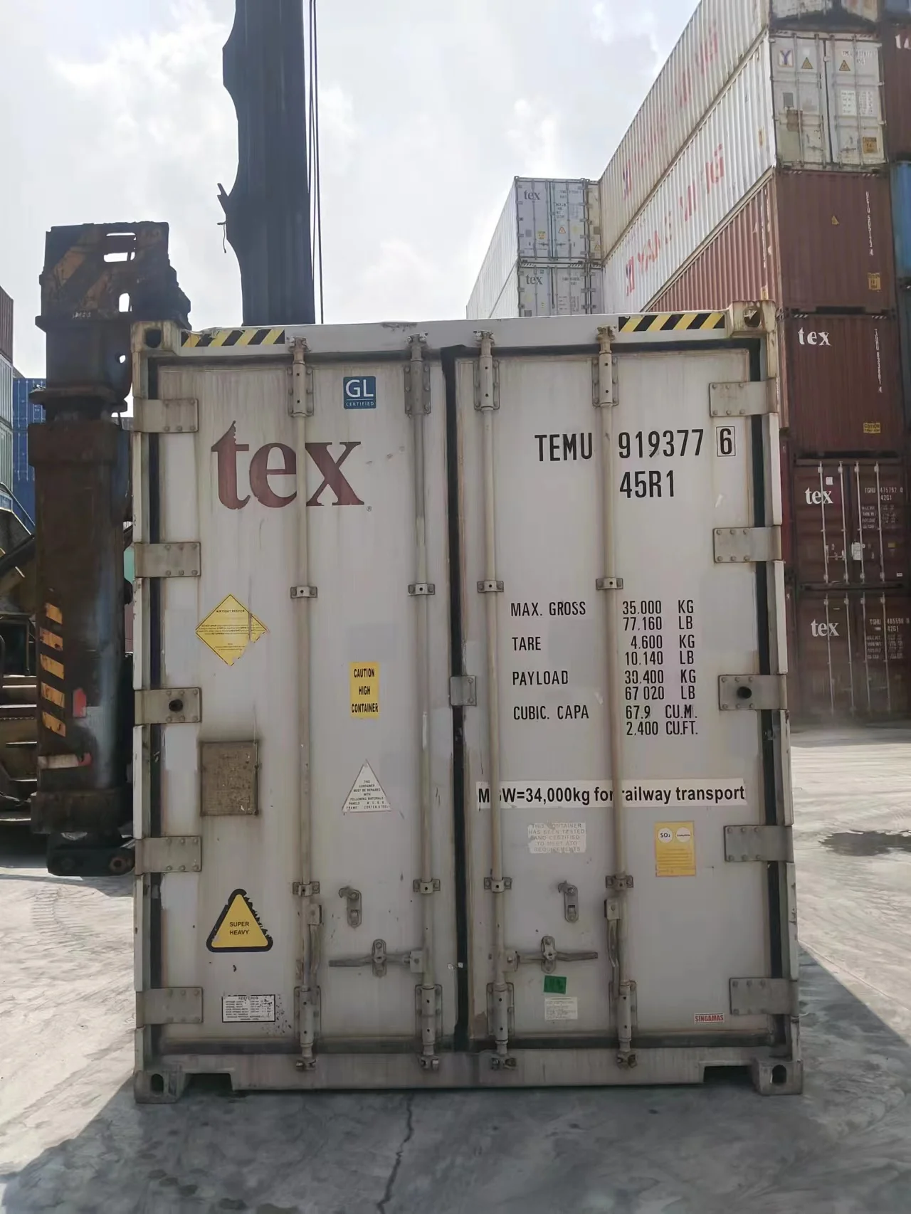 Reefer Container No Compressor Unit 20ft & 40ft Price