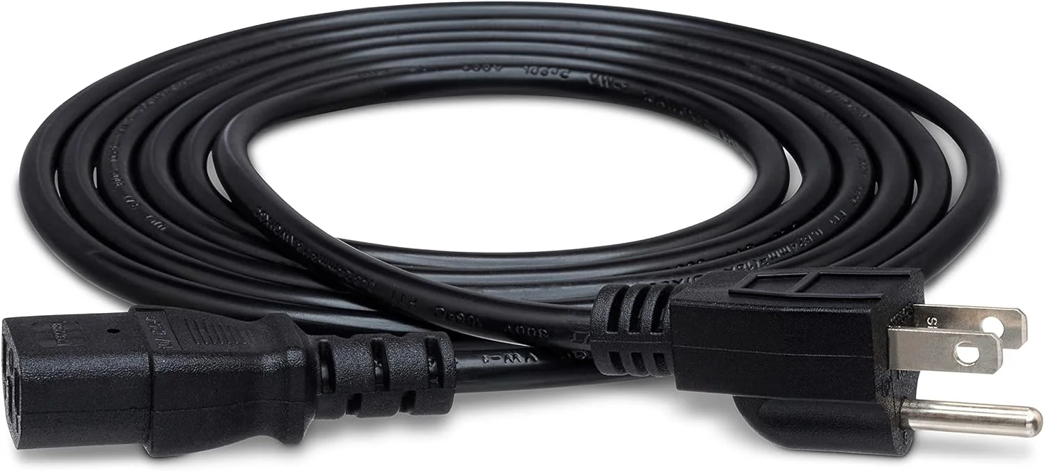 10FT18AWG Standard American Plug C13 to Nema 5-15p Plug Power Cord 3 ...