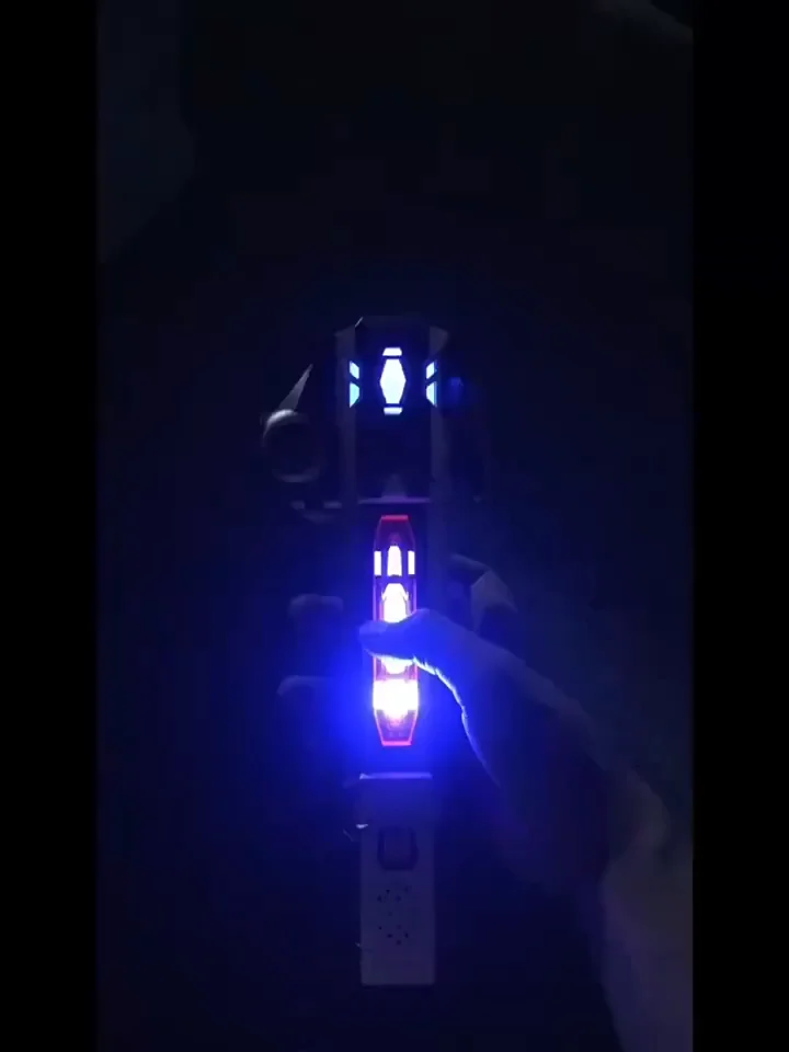7 Colors Rgb Laser Sword Retractable Flash Lightsaber Toys Hand Spinner ...