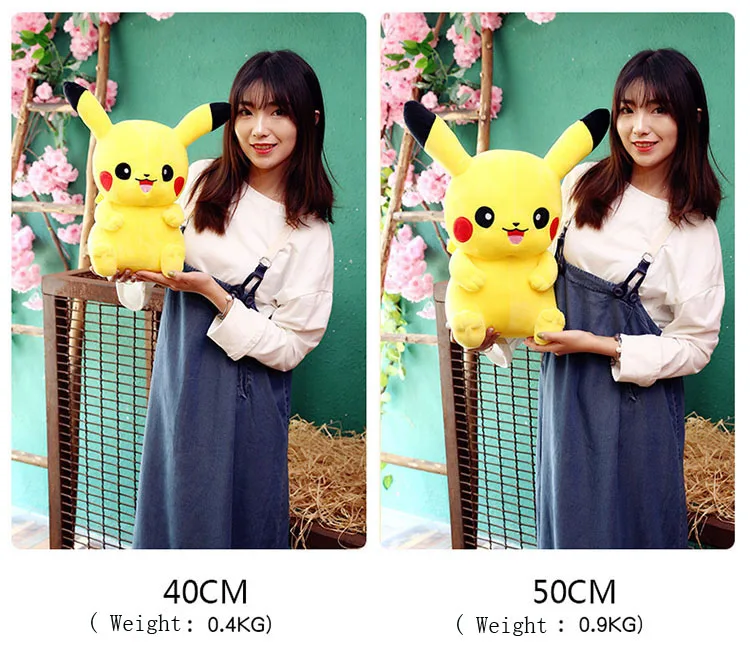 Pikachu Plush Toys Cute Version Charmander Pocket Monsters Pets Elf ...