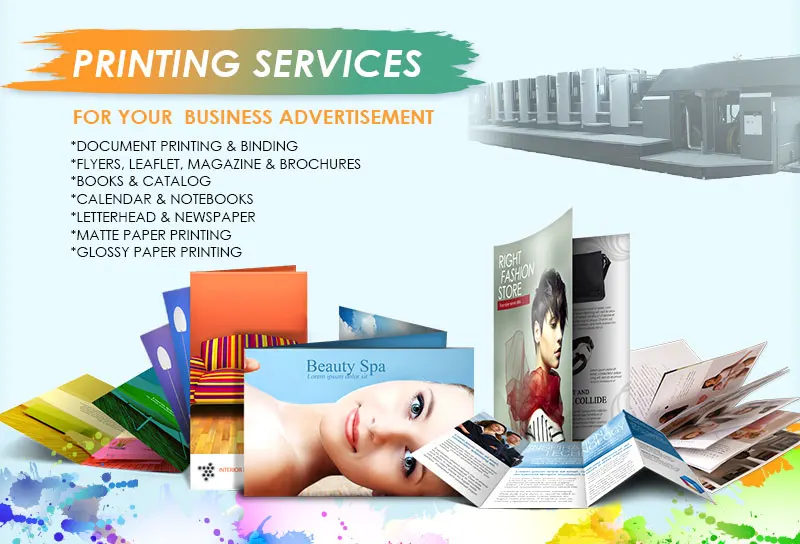 Best Selling Paper Menu Flyer Leaflet Printing Glossy 18 X24 High ...