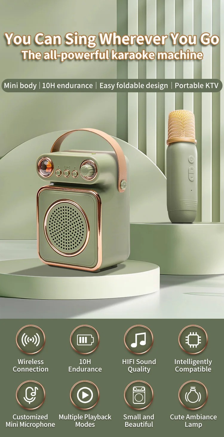 ICARER FAMILY Portable Speaker - Ultimate Wireless Karaoke