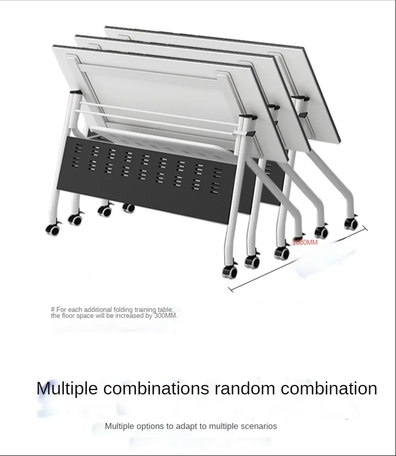 Modern Foldable Wooden Conference Table for Office and School Use ...