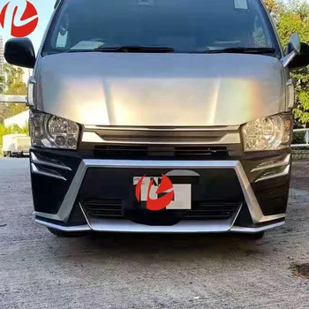 Bumper Grille Fog Lamp Body Kit For Hiace Kdh200 2005-2018 Led Drl ...