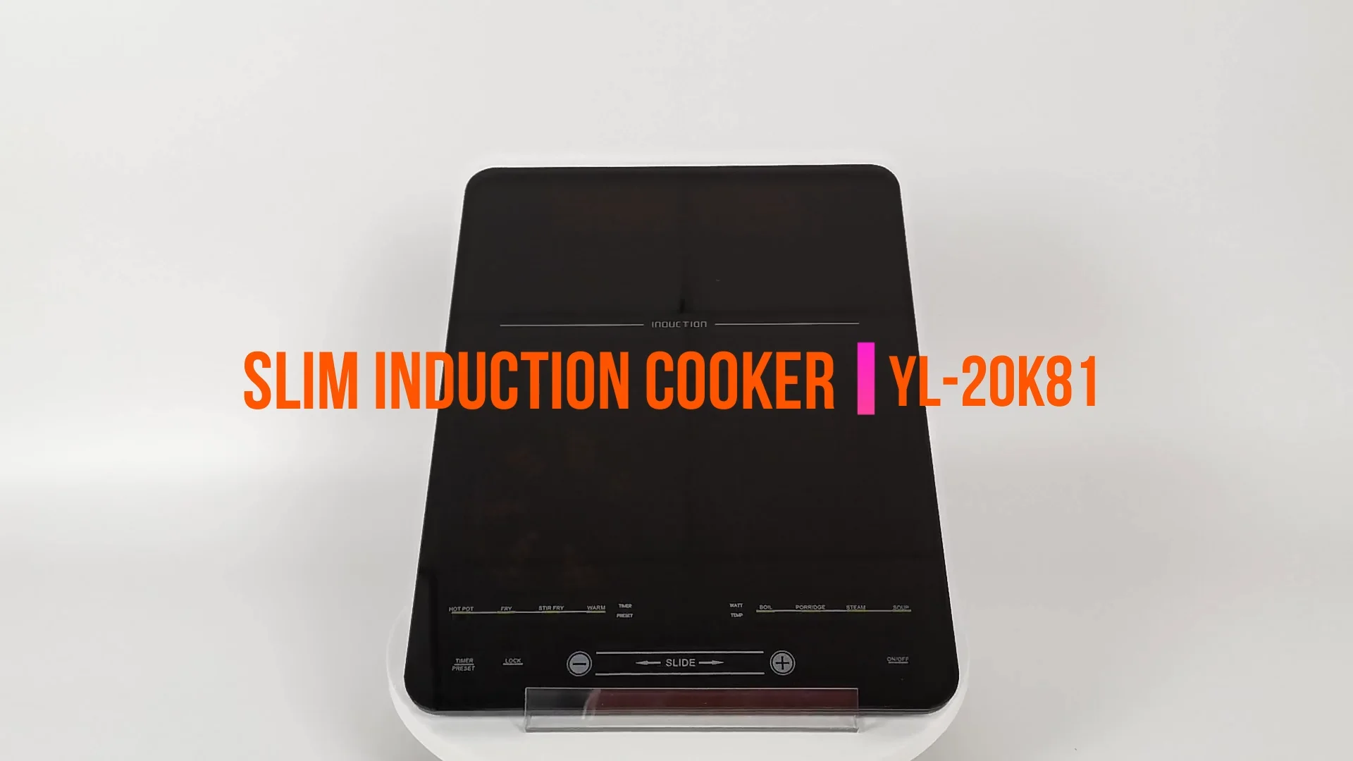 Slim Touch Control Bbq Boil Congee Steam Soup Multifunctional Ih Cooker Ultra Thin Portable ...