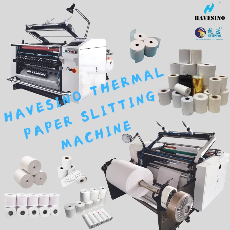 Efficient 80mm Cash Register Receipt Paper Slitter Rewinder