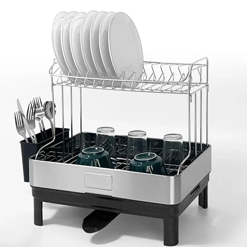 Modern Dish Drainer Holder Single Layer Kitchenware Kitchen Drying Dish ...