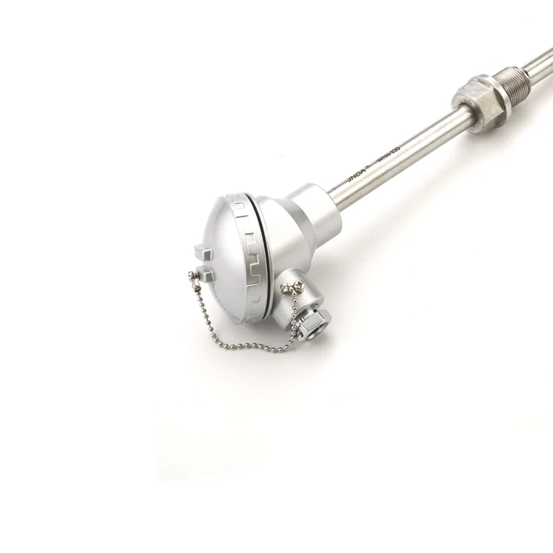 Pt100 Sheath Rtd Pt1000 Temperature Sensor Price with Thermowell WZP-230