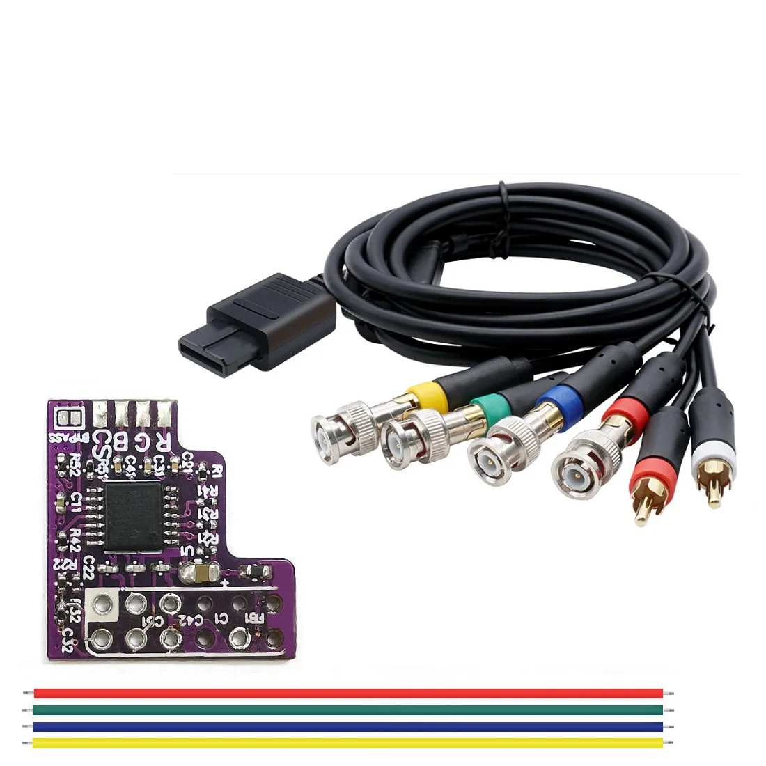 Hispeedido N64 RGB Mod THS7374 PCB Board for N64 NTSC Consoles