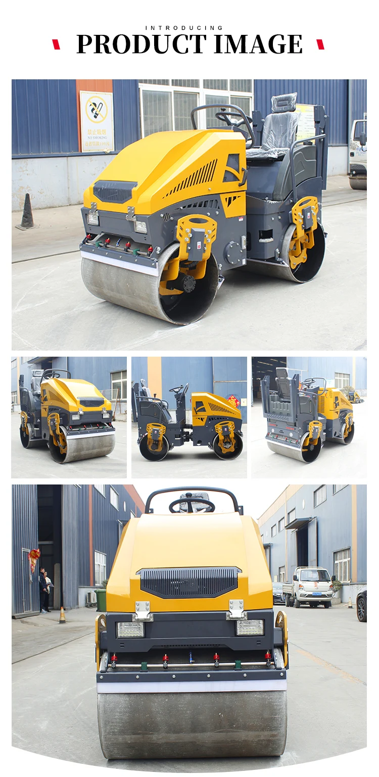Chinese Famous Road Roller 1t 2t 3t 4t 6t 8t 10t Double Drum Roller ...