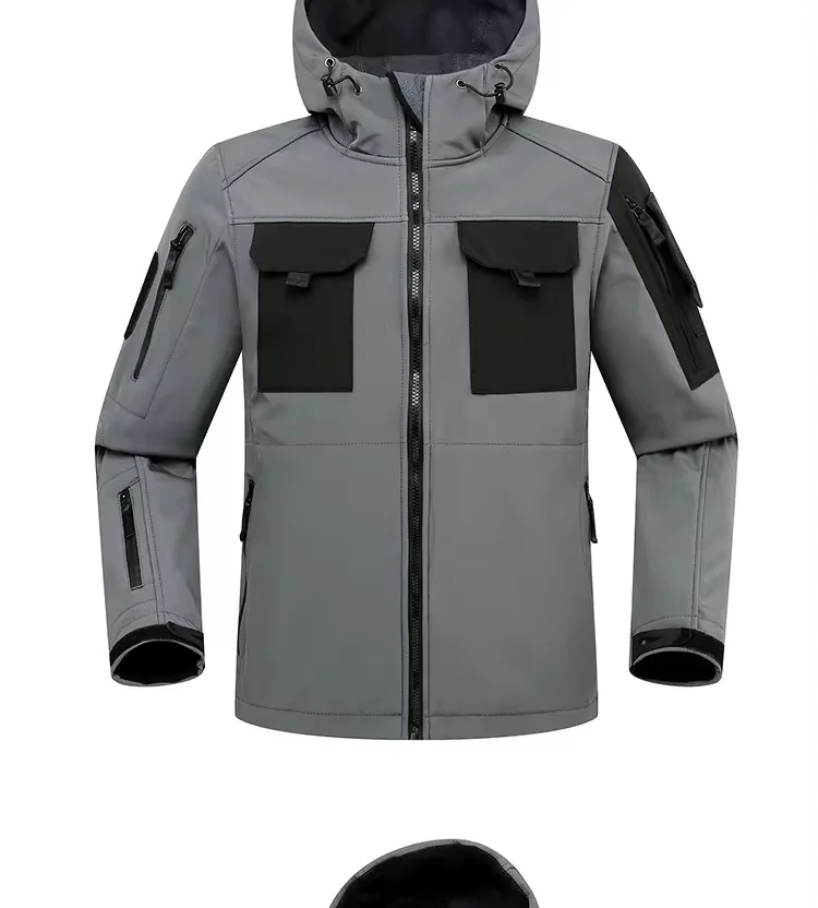 Men's Formal Winter Tactical Uniform Set with Waterproof Black Hat OEM ...