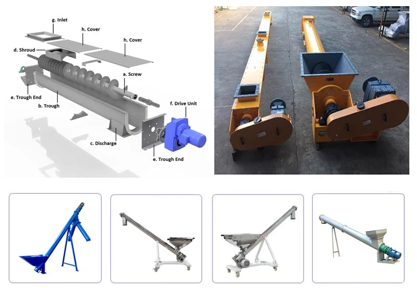 Vertical Screw Conveyor - Efficient Material Transfer